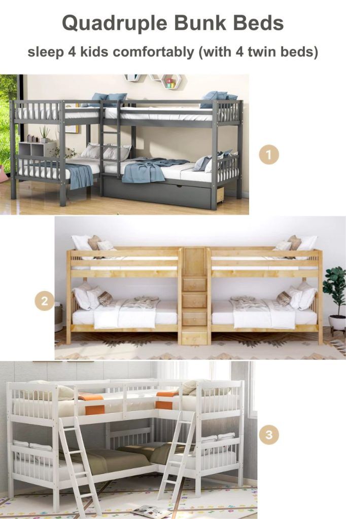 Best Quadruple Bunk Beds - Sleep 4 Kids Comfortably
