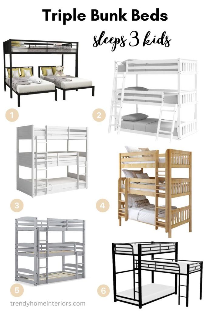 Best Triple Bunk Beds - Sleep 3 Kids Comfortably
